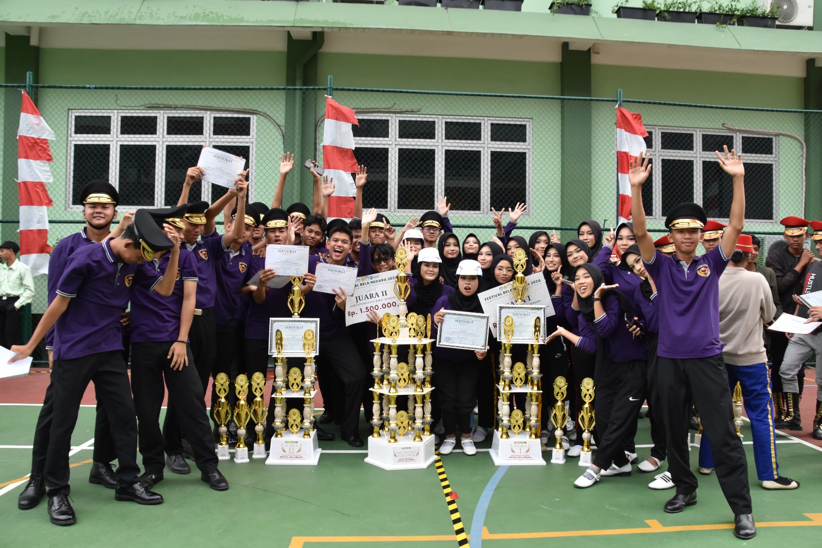 MAN 15 Jakarta Raih Juara Umum di LKBB Festival Bela Negara 2024 - Scientia Indonesia
